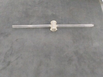 Pyrex Glass Straight Bore Stopcock 10mm OD Sidearms 3mm Bore Plug 7280 ...