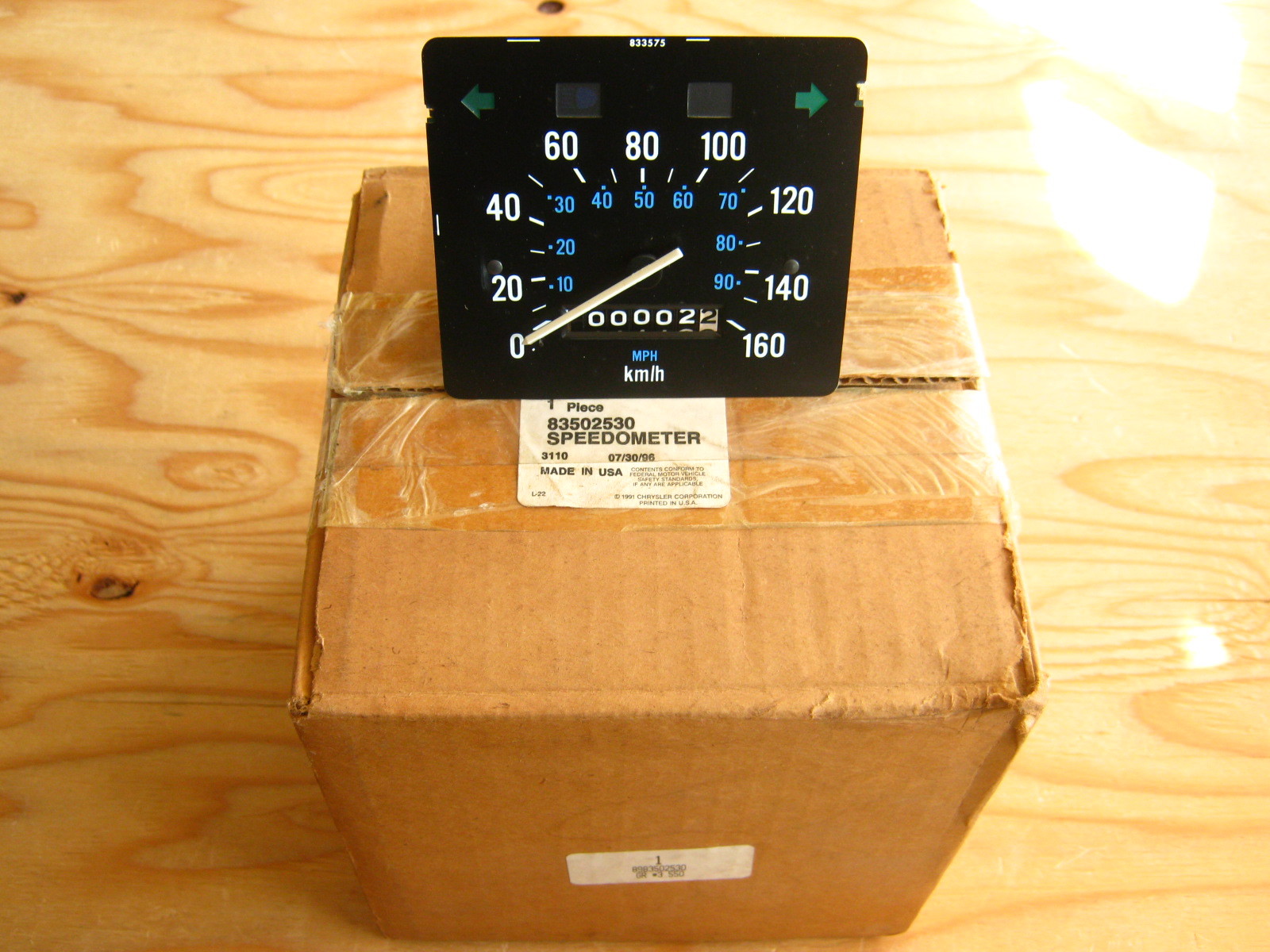 NOS Jeep Grand Wagoneer "Kilo meter" Speedometer EU/Japan models for ...