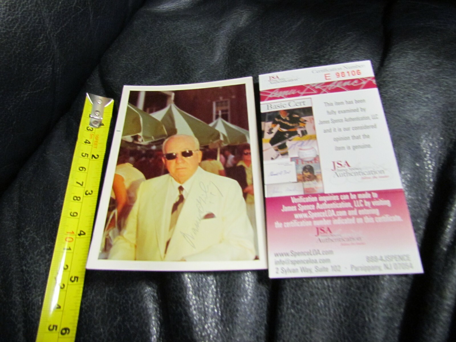 Warren Giles Autograph 3 1/2 x 5 Photo JSA Certified | eBay