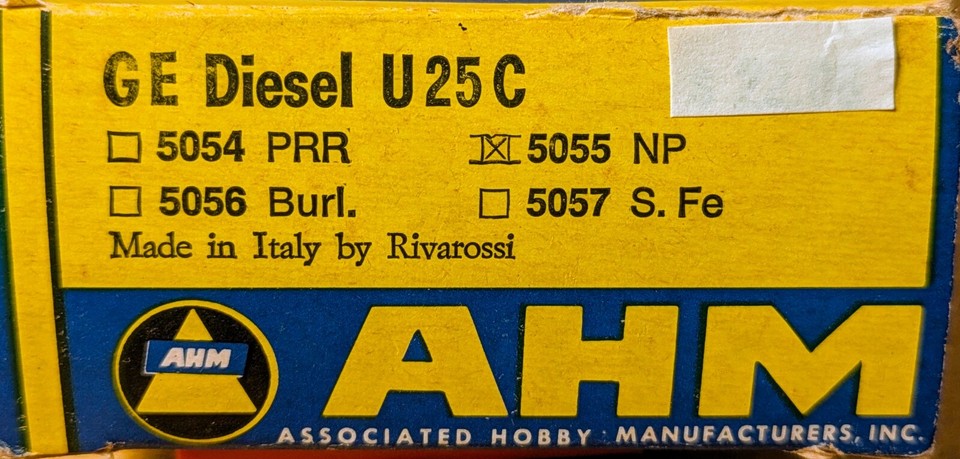 AHM/Rivarossi (#5055NP) HO Scale Northern Pacific GE U25C Diesel ...