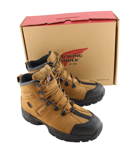New RED WING 6682 Size 9 EE Steel Toe Waterproof Men's Hiking Boots ...