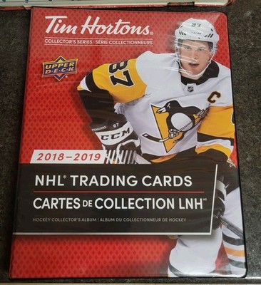 2018-19 Tim Horton's NHL Card Collector Binder Album NEVER USED Binder ...