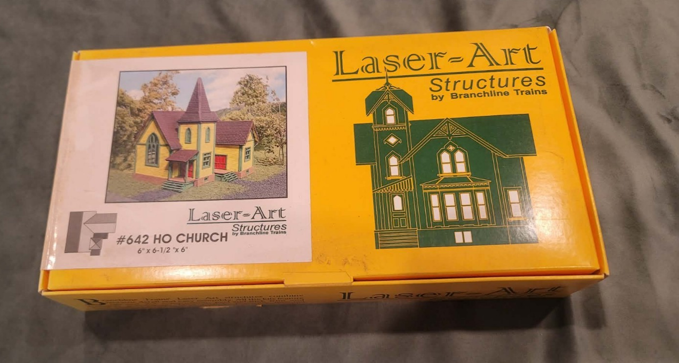 Laser Art Structures - HO Scale - CHURCH- Kit #642 | eBay