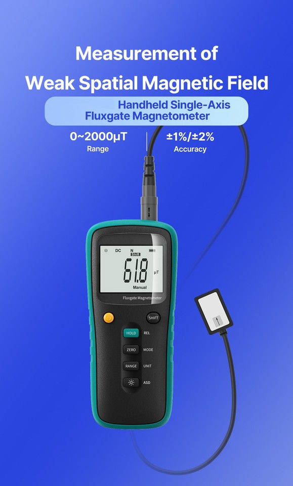 Fluxgate Magnetometer Single Axis Fluxgate Magnetometer Class 1 Range 0 ...