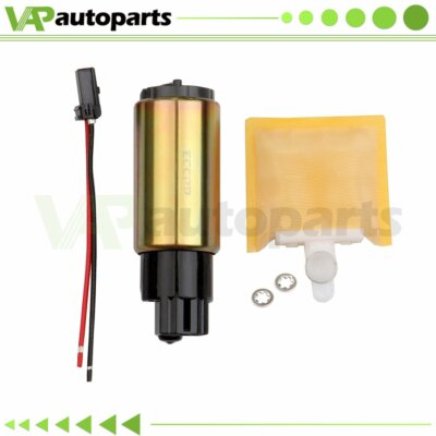 For Electric Fuel Pump With Installation Kit and Strainer High ...
