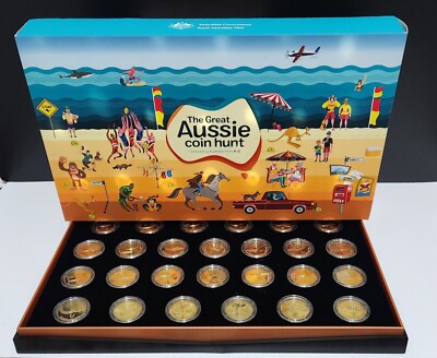 2019 First Great Aussie Coin Hunt First Proof Set of 26x $1 Alphabet ...