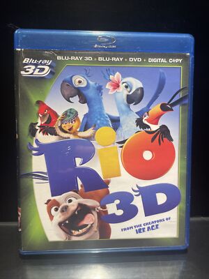 Rio (Blu-ray 3D/ Blu-ray) No Dvd Or Digital Copy | eBay