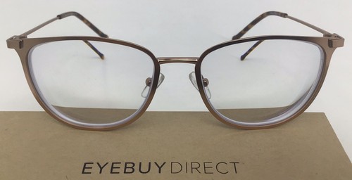 Eyebuydirect Shimmer 52-17-140 C3 Rose Gold Metal Eyeglasses FRAMES ...