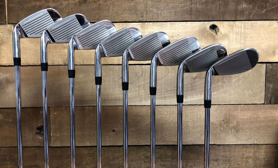 DEMO Mens T11 Powerback Golf Clubs Iron Set #4-SW Regular Flex Steel ...