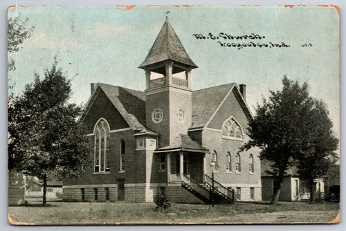 Loogootee Indiana~ME Methodist Episcopal Church~1912 CU Williams ...