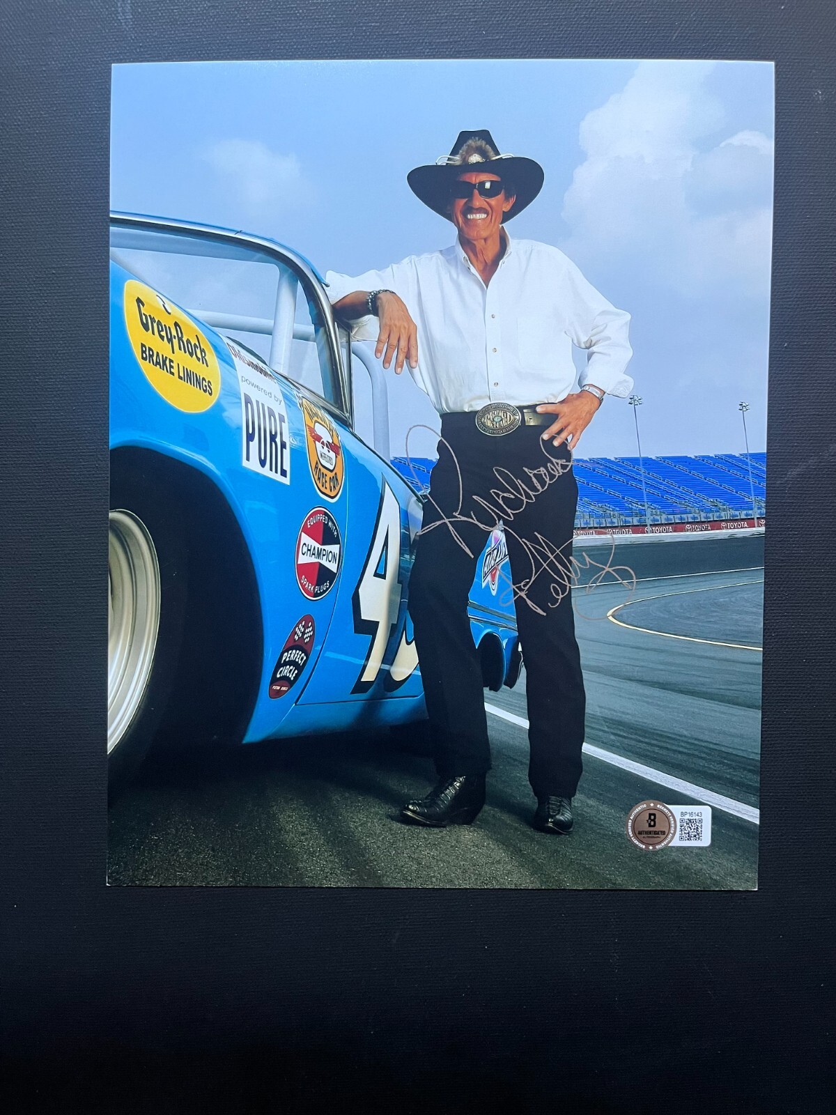 Richard Petty Hot! autographed signed Nascar legend King 8x10 photo ...
