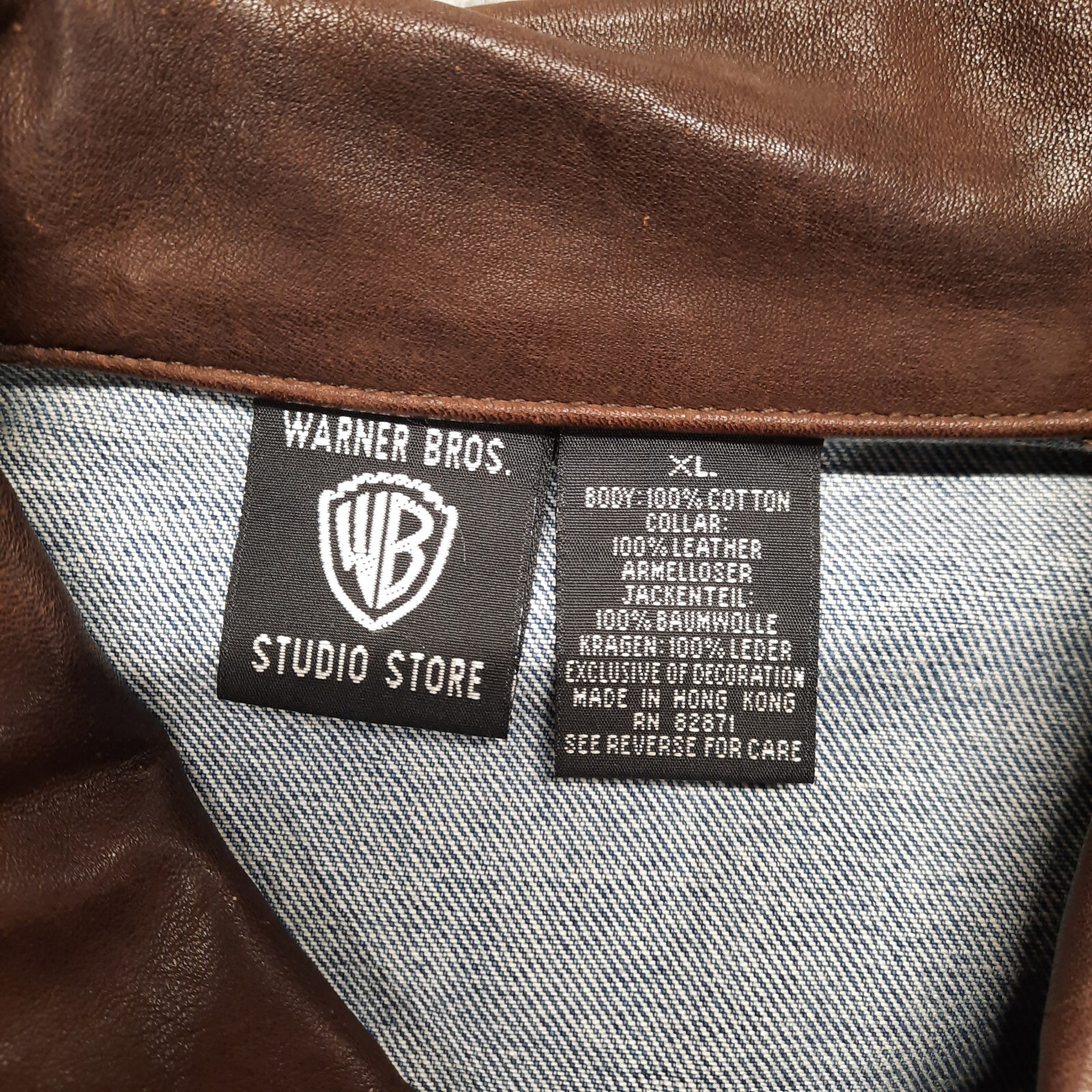 Warner Bros Studio Diesel Devil Taz Jacket Motorcycle… - Gem