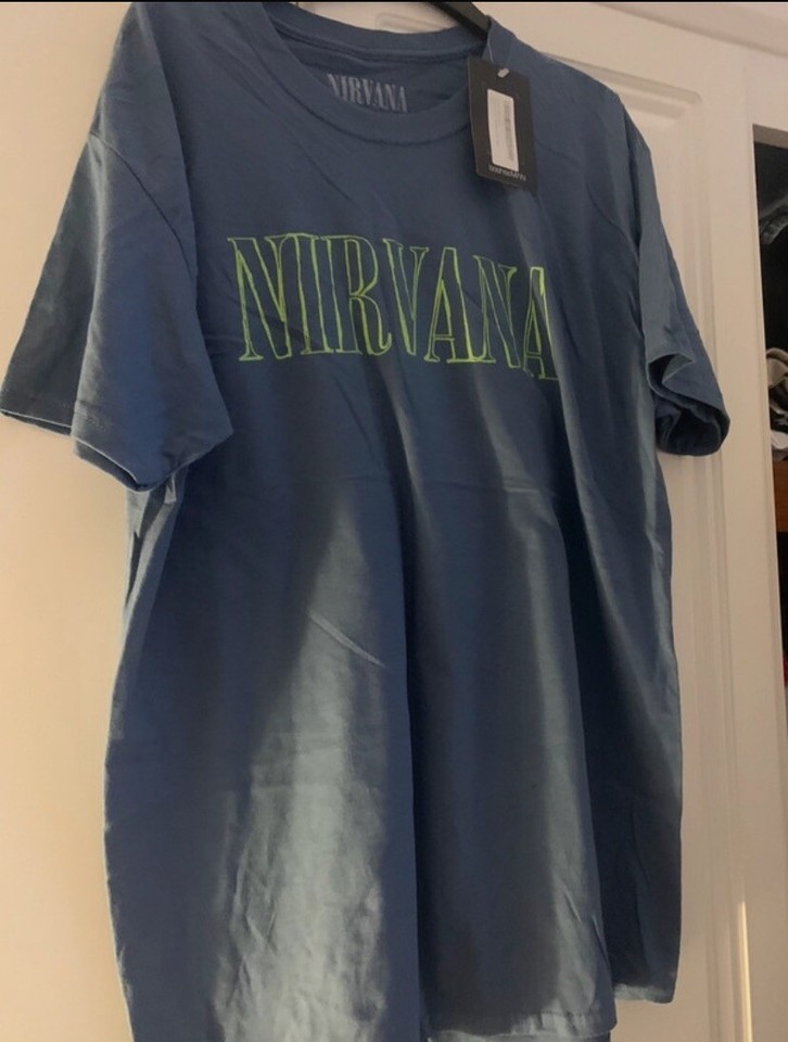 Nirvana T Shirt Grunge Rock Band Merch Size S Kurt Cobain Dave Grohl ...