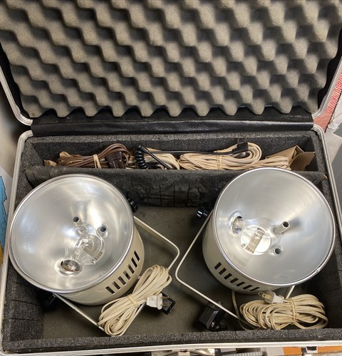 Lot of 2 Paul C Buff White Lighting 3200 BSPS Studio Flash In Case | eBay