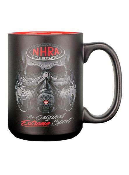 N.H.R.A. DRAG RACING GAS MASK COFFE MUG NHRA DRINKING GLASS NEW | eBay