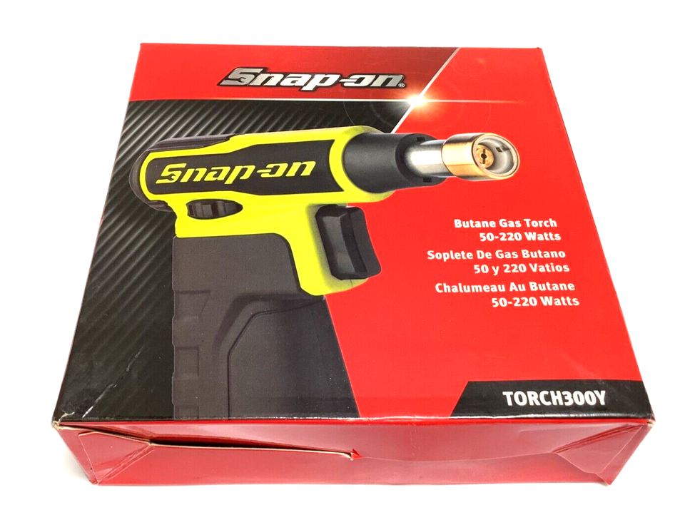 New Snap-on Torch 300Y Torch300 Butane Gas Torch Yellow | eBay