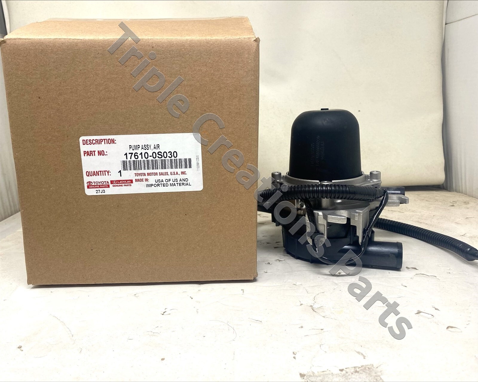 TOYOTA GENUINE OEM 17610-0S030 PUMP ASSY, AIR 176100S030 | eBay