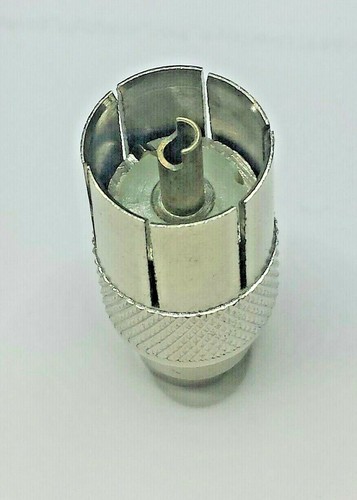 CEA-71-063 PL259 UHF-style push-on quick-disconnect male plug for RG-58 ...