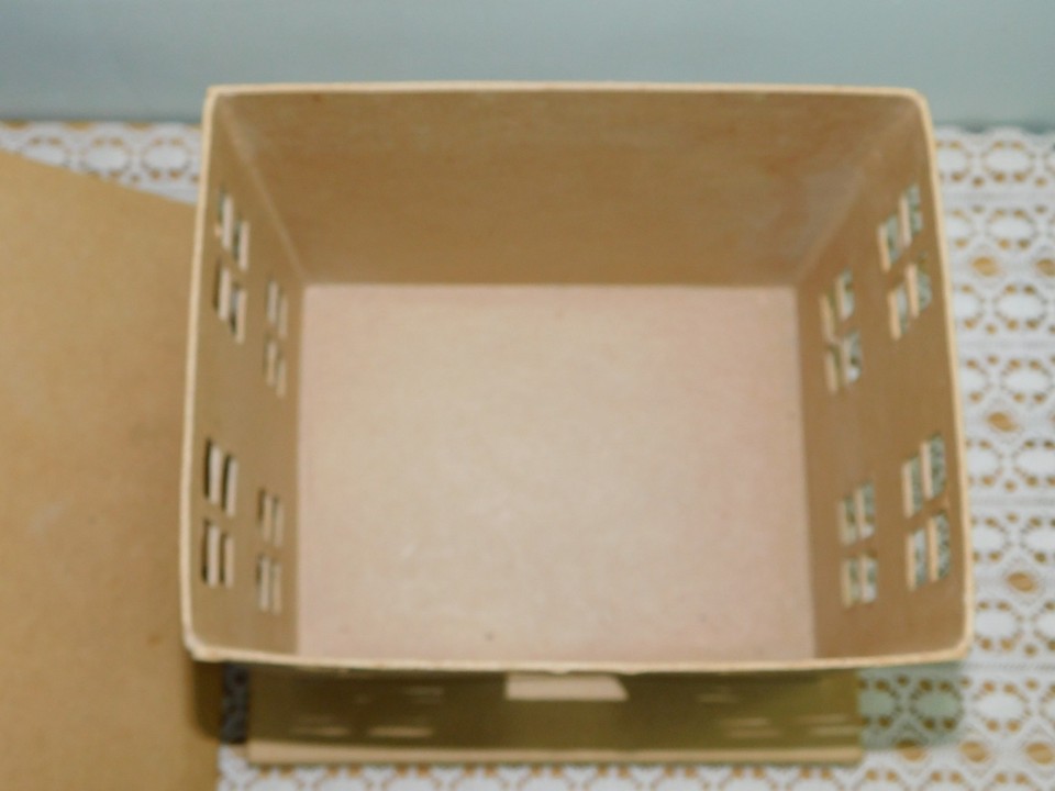 SET/3 PLAIN CARDBOARD NESTING HOUSES DIY CRAFTS MAKE YOUR OWN PUTZ ...