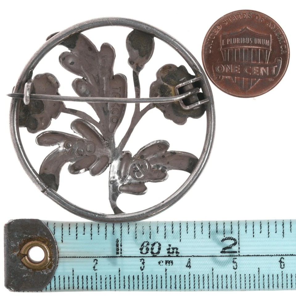 Antonio Pineda (1919-2009) Taxco 980 silver flower pin | eBay