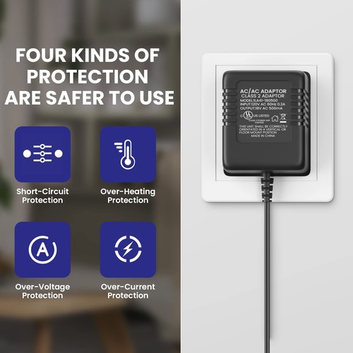 18V Power Adapter for Video Doorbell Power Supply for The Ring Video ...