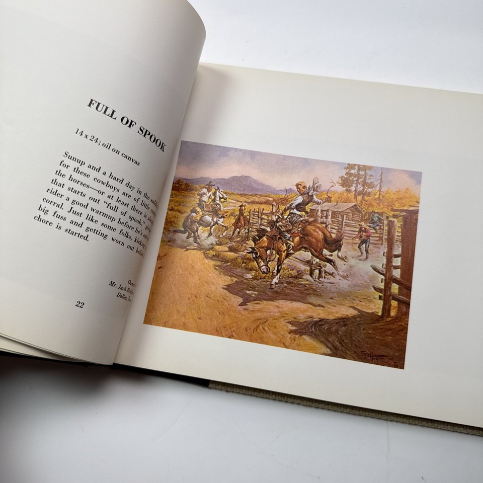 The Great West in Paintings by Fred Harman Western Cowboy Artist 1969 ...