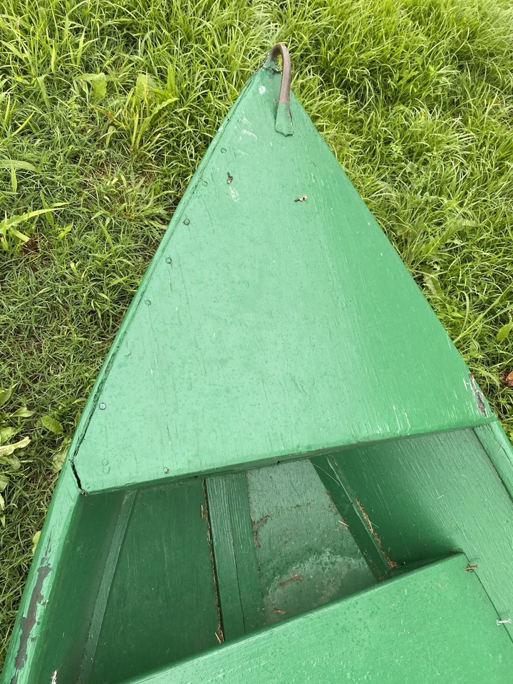 Antique Vintage Rowboat Dingy Wooden Row Boat River Pond Ready FREE ...