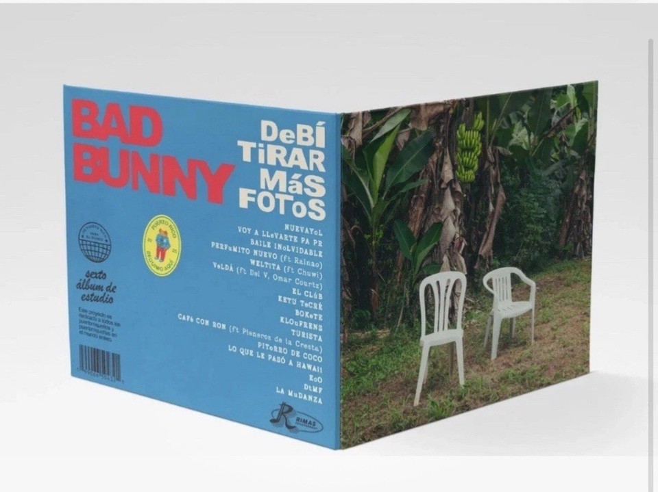 Collective Bad Bunny DTMF Debi Tirar Mas Fotos Double Blue Vinyl ...