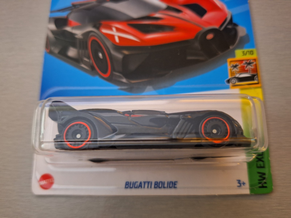 Hot Wheels Bugatti Lot of 4: blue Chiron, gray EB110 SS, black Bolide ...