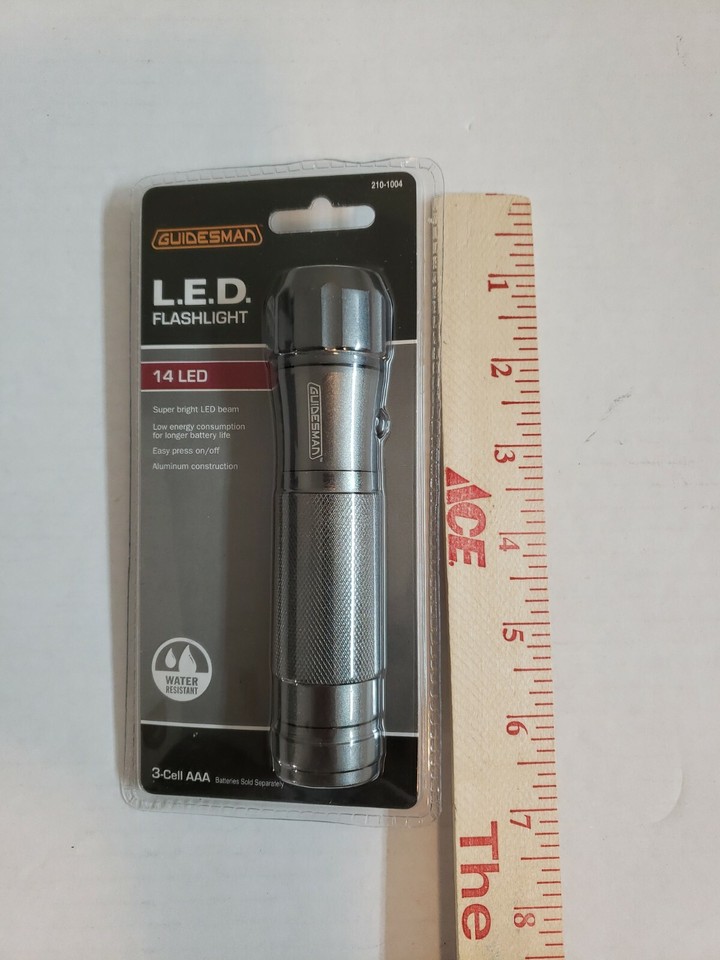 Guidesman 14 LED Aluminum Lightweight flashlight with Extra brightness ...