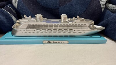 Disney Cruise Line DCL Scale Model Ship Replica 25th Anniversary Silver ...
