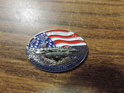 USS Truman Commision Command Master Chief challenge coin in color | eBay