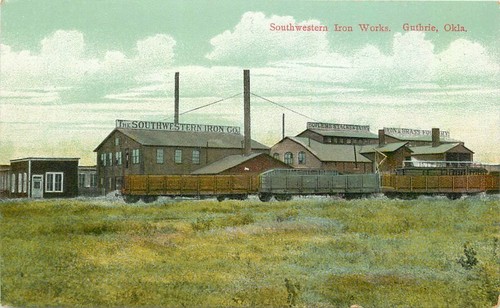 C-1910 Factory Industry Southwestern Ironworks Guthrie Oklahoma ...