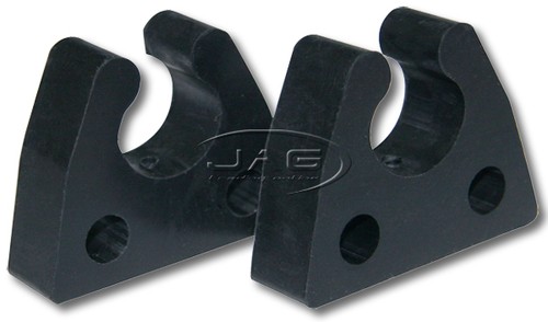 2 x RUBBER STORAGE CLIPS 19mm (3/4") for BOAT ANCHOR STERN POLE LIGHT ...