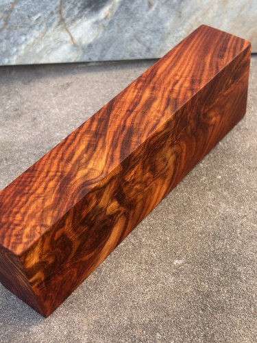 Rosewood Burl Wood Board Woodworking Slab Blank Billet 7.5”x2.33”x1.45 ...