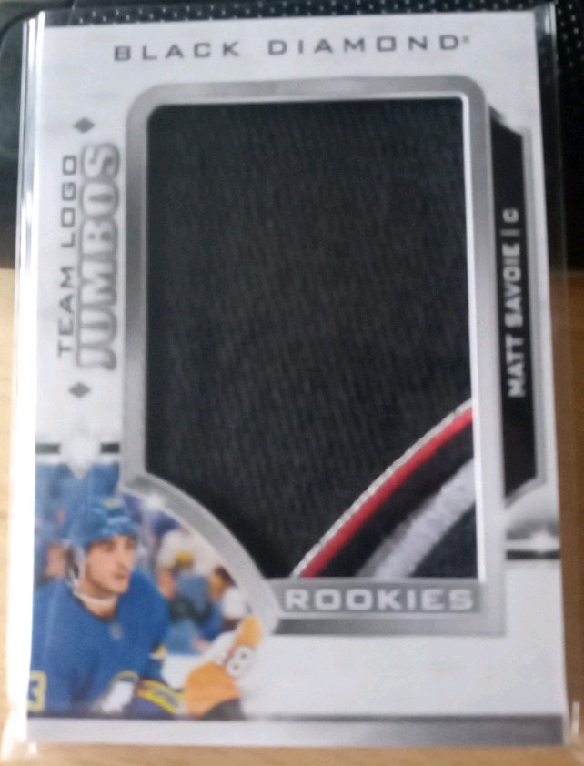 2023-24 Upper Deck Black Diamond Rookie Team Logo Jumbo Manufactured ...