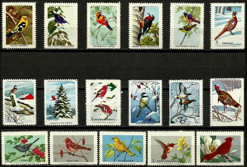 NATIONAL WILDLIFE FEDERATION STAMPS, NORTH AMERICAN BIRDS, MNH SET | eBay