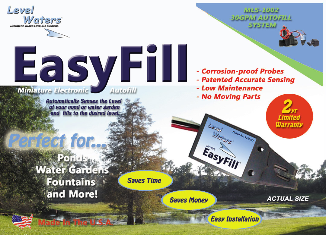 EasyFill MLS-1002 Floatless Pond Auto Fill Water Level Sensor System ...