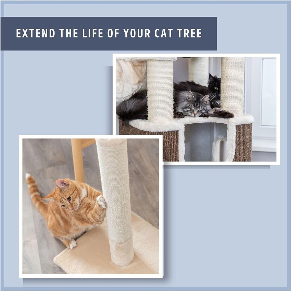 Replacement Sisal Post for Scratching Posts Cat Trees and Cat Towers | eBay