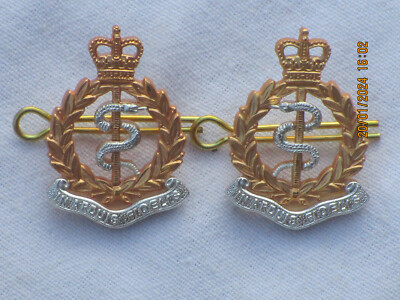 Royal Army Medical Corps,Ramc ,Officer Collar Badges,Lb&b ,Londra Badge ...