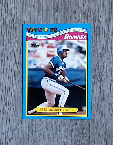 1988 MLB Topps Toys R Us 'Rookies' | Fred McGriff | #18 | Toronto Blue ...