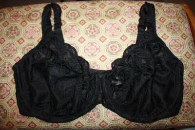 38C Bali 3373 Black Desire Lace Minimizer Underwire Bra VGUC | eBay