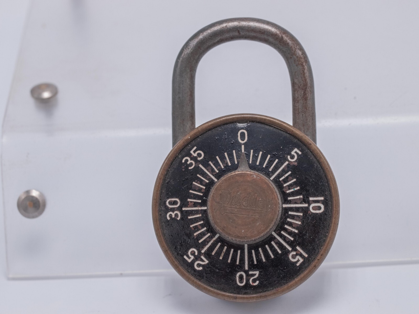 Dudley Lock Co. Crystal Lake, IL Brass 48mm Combination Padlock - No ...