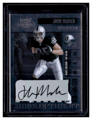 2006 Playoff Contenders #231 John Madsen RC Autograph AUTO RAIDERS | eBay