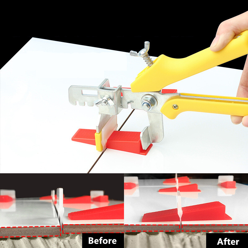 400-4000x Tile Leveling System Clips Levelling Spacer Tiling Tool Floor ...