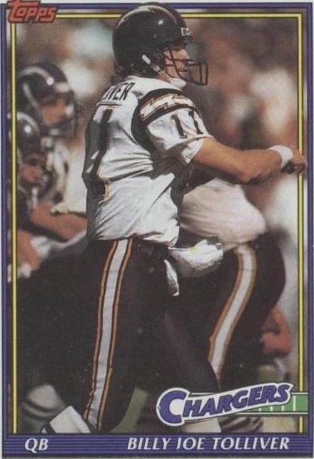 1991 Topps Billy Joe Tolliver #438 for sale | eBay