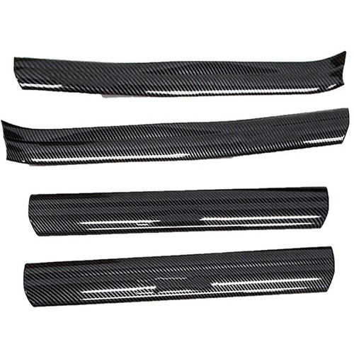 Carbon Fiber Print Inner Door Sill Step Strips Trim Fits 11-16 F10 F11 ...