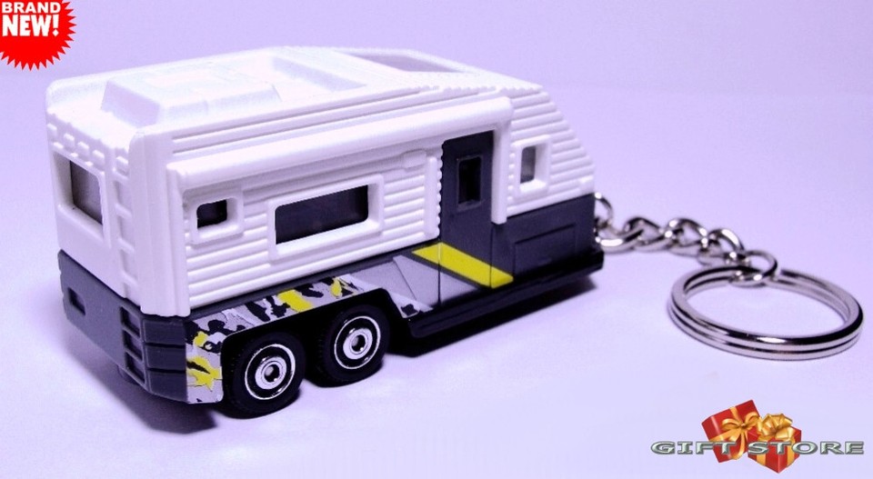 🎁⛺🌲VERY RARE NICE GIFT 🆕 KEYCHAIN CAMPER ⛺🌲 TRAILER CARAVAN 💕MOTORHOME ...