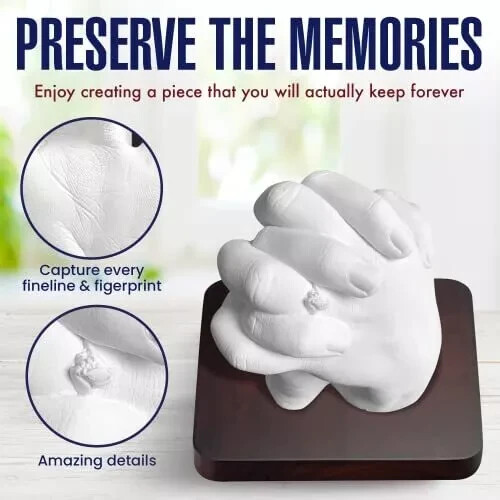 Hand Casting Kit For Couples Diy Plaster Statue Molding Kit Diy Hand ...
