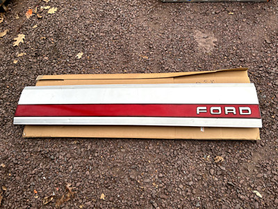 *️⃣1987-1991 Ford F150 F250 Tailgate Trim Panel - applique RED plastic ...